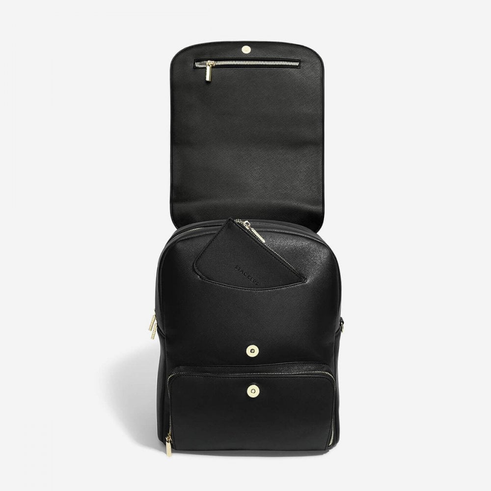 Stackers Black Backpack | Edmonds