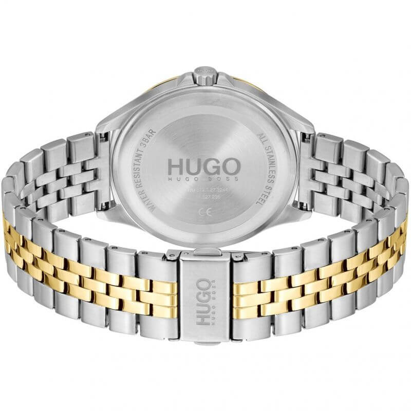 Hugo #Suit Blue Dial Two Tone Bracelet Gents Watch | Edmonds